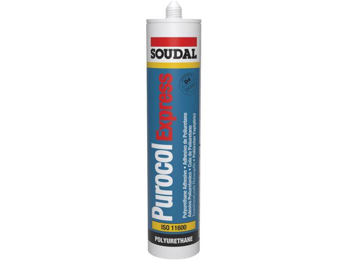 Soudal PUROCOL EXPRESS PU Wood Adhesive 310ml - Redwood UK